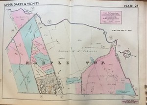 1942 DELAWARE CO PA MARPLE TOWNSHIP THOMAS MASSEY HOUSE VETERANS PARK ...