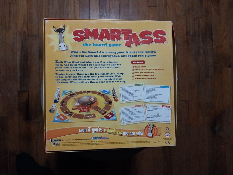 Smart Ass The Board Game | eBay
