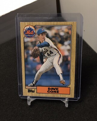 David Cone Rookie 1987 Topps Traded card 24T New York Mets RC | eBay