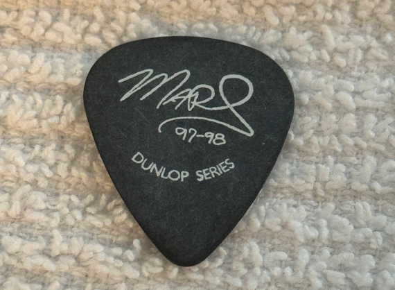 Motley Crue Mick Mars Signature Stage Guitar Pick 1997 - 1998 Tour ...