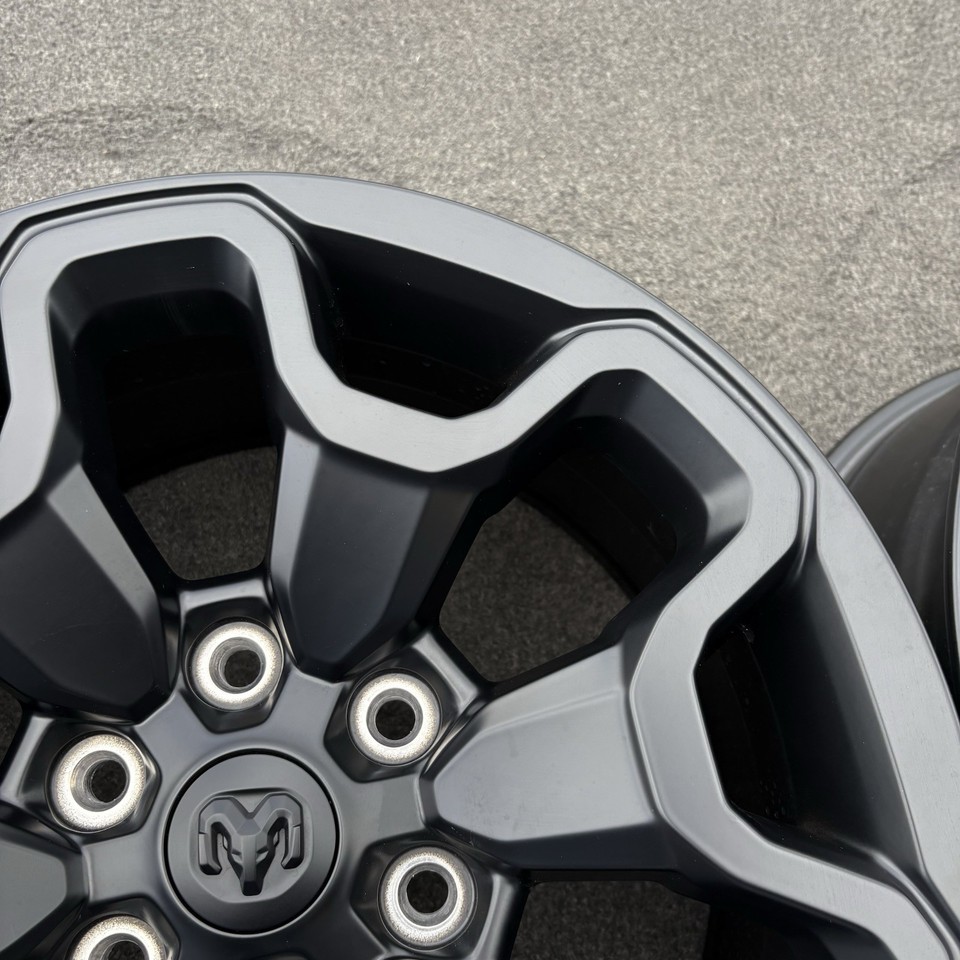 SET (4) 18 INCH WHEELS RAM TRX/RHO 1500 2019-2025 GENUINE OEM SATIN ...