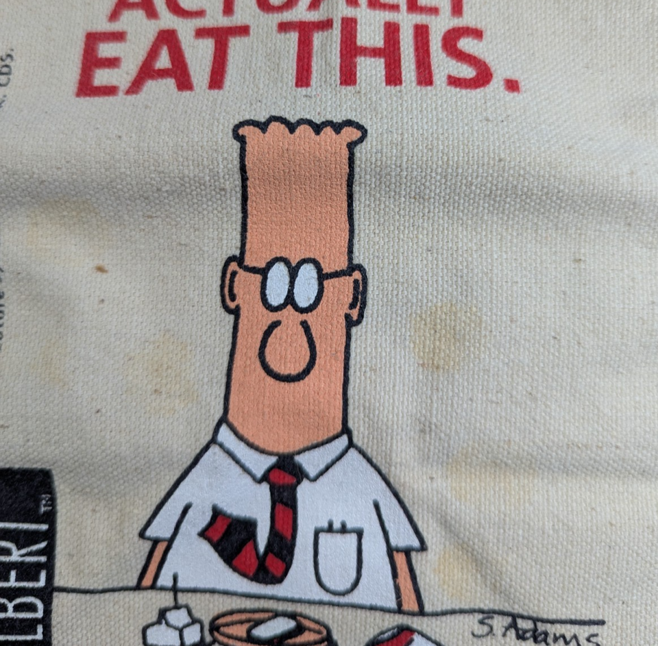 DILBERT Lunch Bag, "Ask Me Out to Lunch or I'll Be Forced to Actually ...