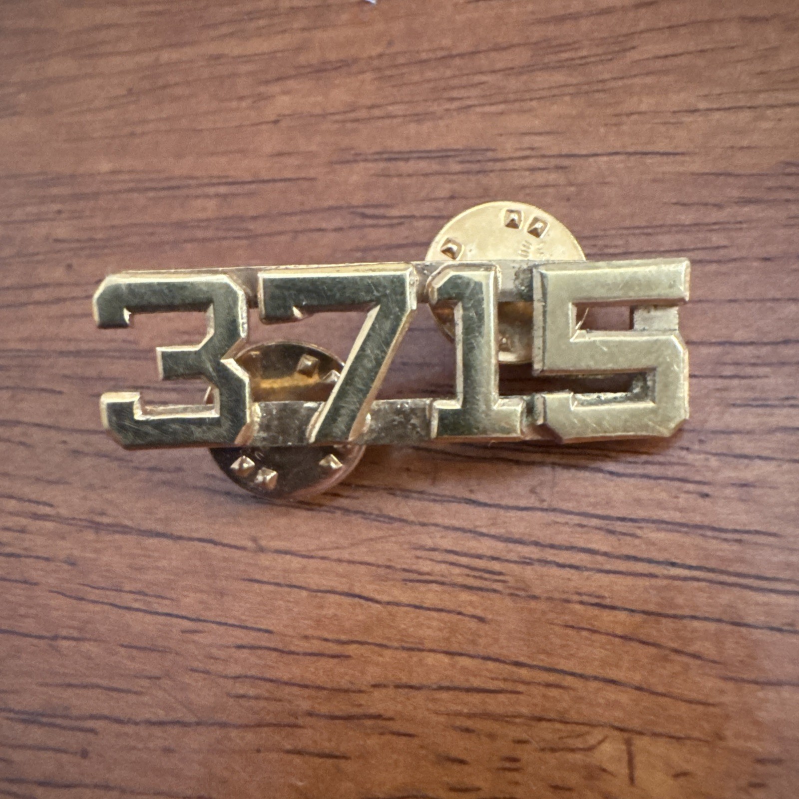 Rare Vintage WW2 World War 2 3715 Military Service Number Pin Good Tone ...