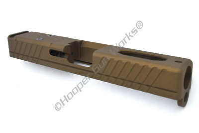 Combat RMR Slide for Glock 23 40 S&W - Burnt Bronze Cerakote Finish | eBay
