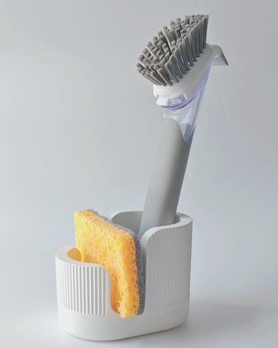 2-in-1 Diatomite Sponge Holder For Kitchen Sink, Quick-Drying Dish ...