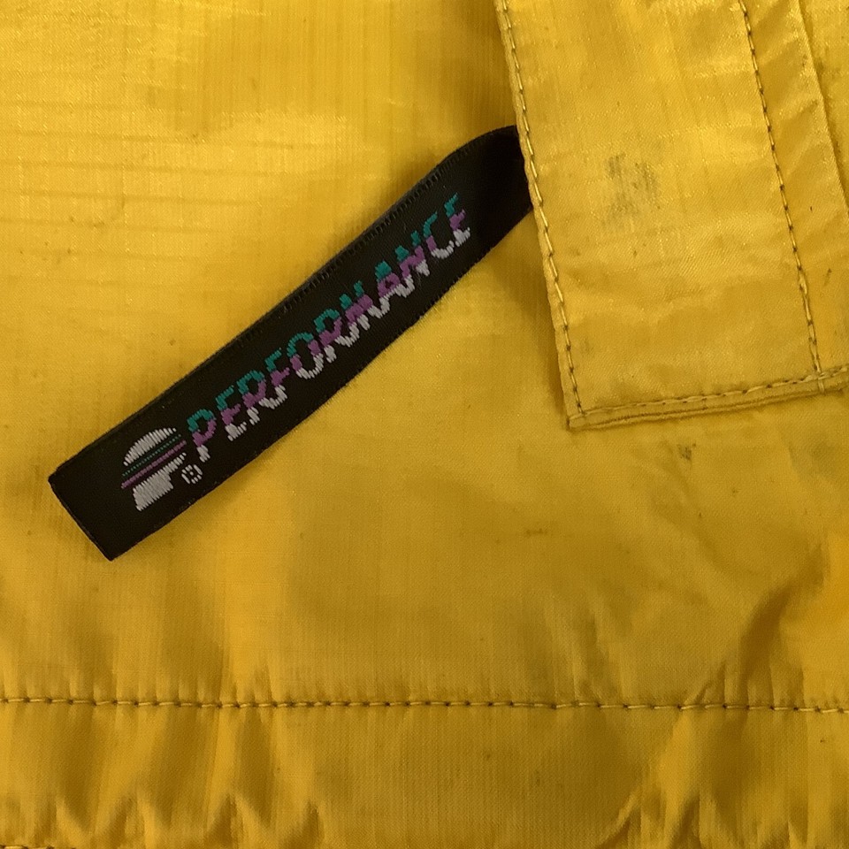 Peak Performance Bike Rain Jacket Large Cycling Yellow Branded ...