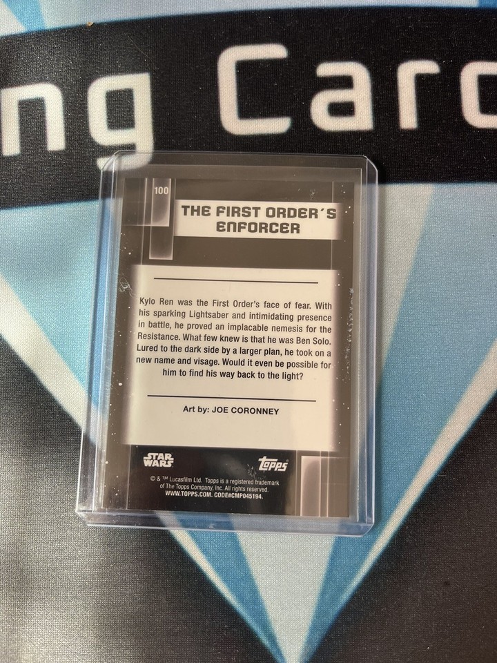 2021 Topps Chrome Star Wars Galaxy The First order's Enforcer #100 | eBay