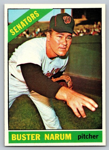 1966 Topps #274 Buster Narum Washington Senators | eBay