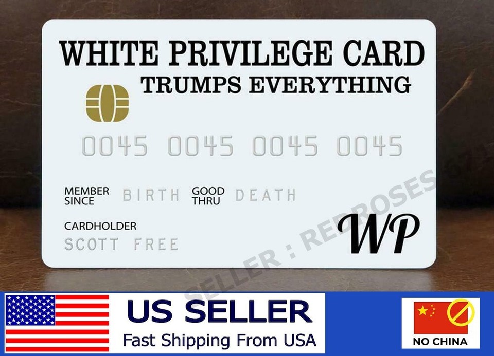 SET OF 3 W. Privilege Cards | Novelty Joke Cards | MAGA Trumps ...