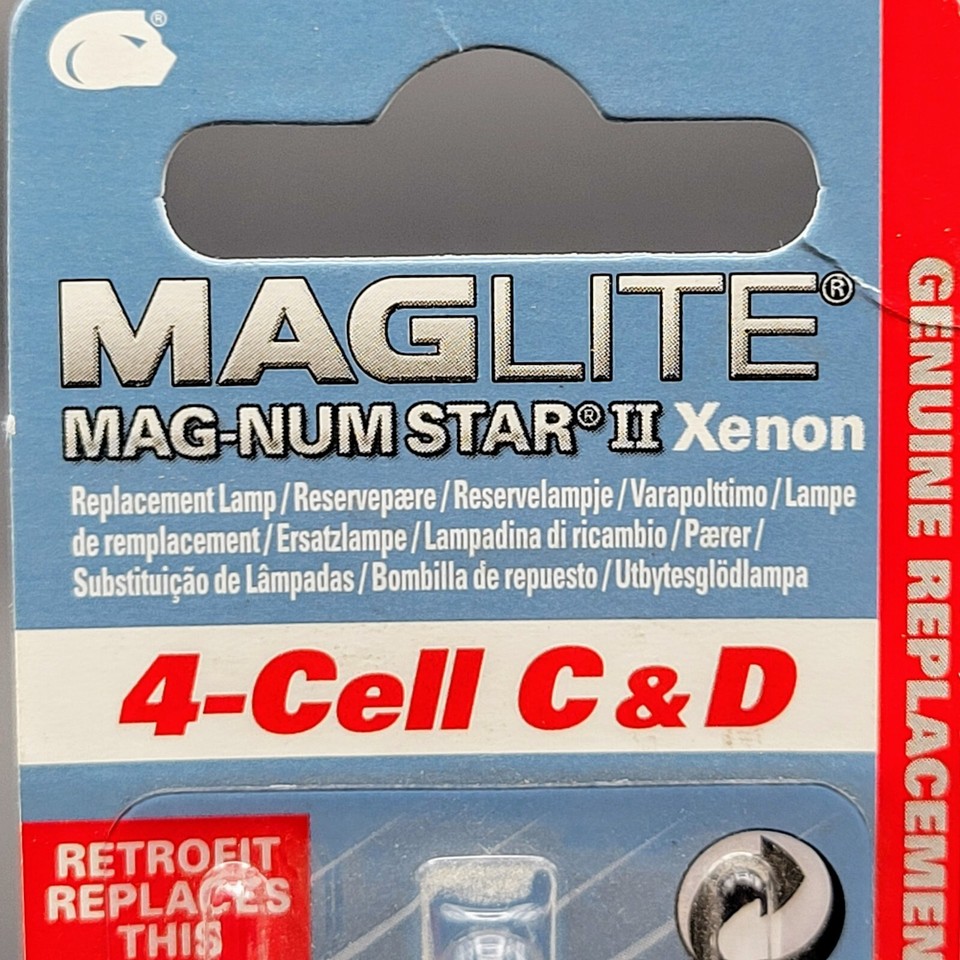 Maglite 4 Cell C & D Replacement Maglight Bulb MAG-NUM Star II Xenon | eBay