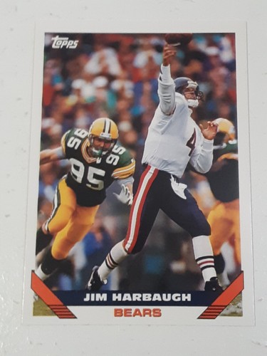 Jim Harbaugh Chicago Bears 1993 Topps Card #191 | eBay
