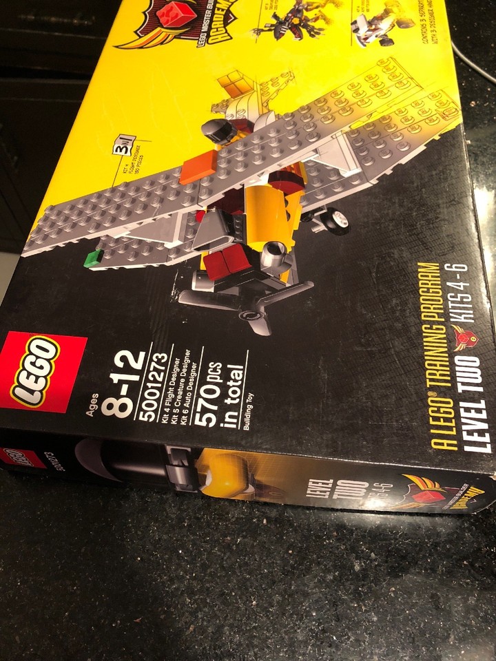 Lego Master Builder Academy MBA Kits 4-6 5001273 new Sealed Wear Rips ...