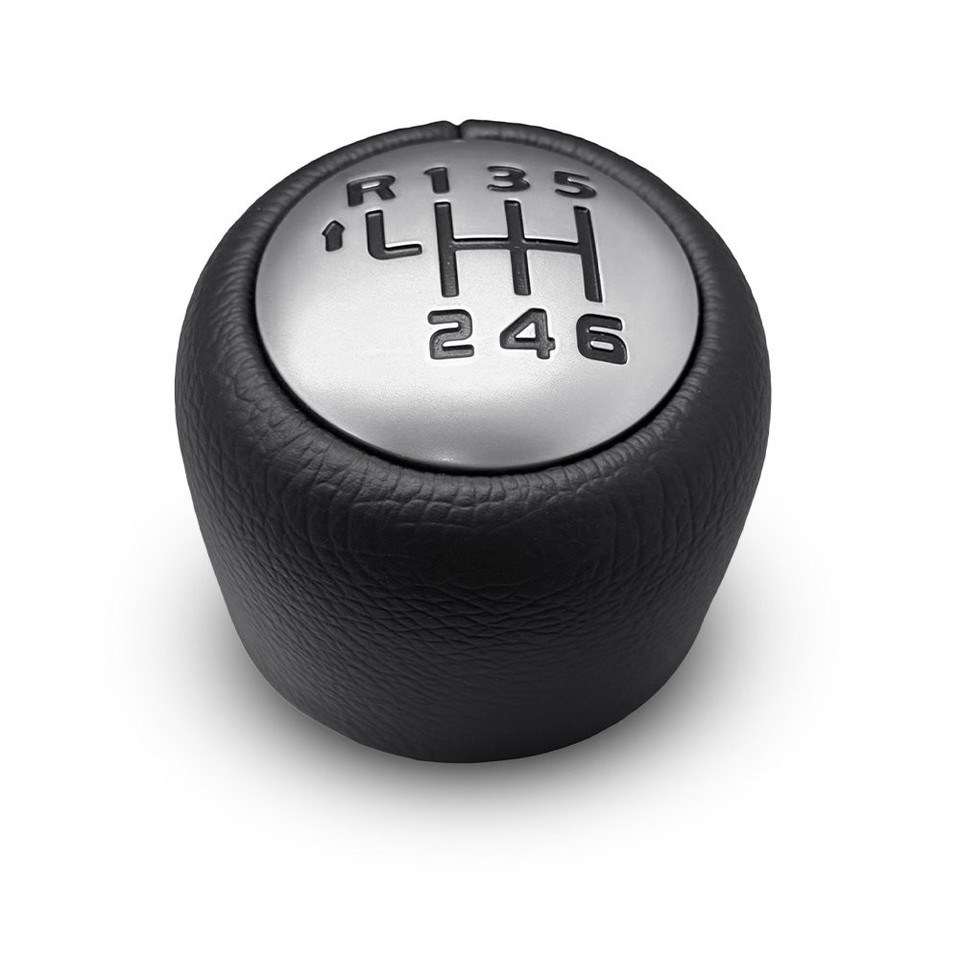 Gear Knob Black Silver 6 Speed for Peugeot 508 10-18 / Citroen C4 ...