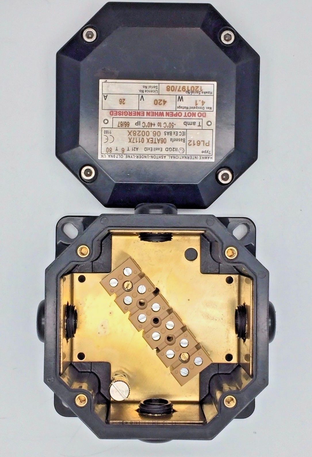 Hawke International PL612 Conduit Junction Box 420V 26A 4.1W IP66/67 ...