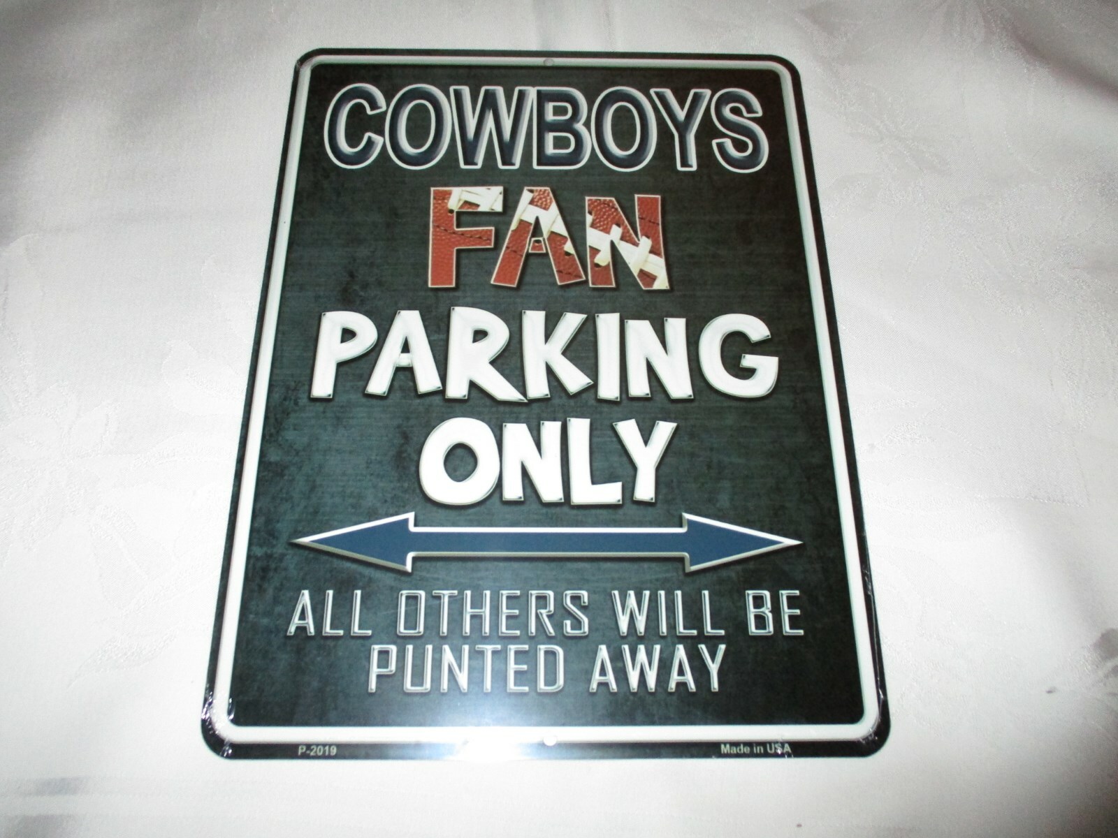 **DALLAS COWBOYS Fan Parking Only Metal Sign #16a - NEW** | eBay