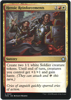 Heroic Reinforcements - 0241 - Foundations - Magic the Gathering (MTG ...