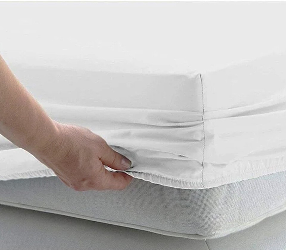 Fitted Bed Sheet 11''/28cm Deep Egyptian Cotton Single 4FT Double King ...