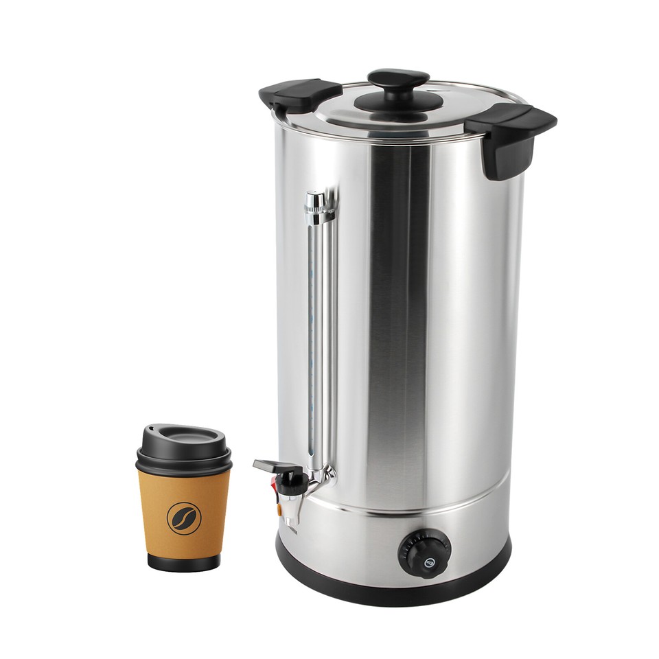 25L Electric Hot Water Boiler Stainless Steel Tea Urn Coffee Boiler ...