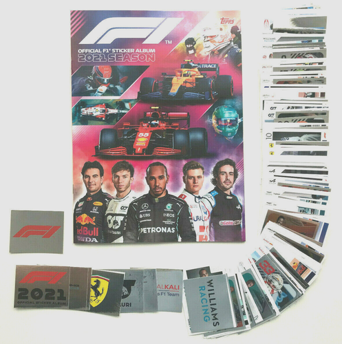 F1 Season 2021 - Sticker Album - Leeralbum + kompletter Satz ,Topps ...