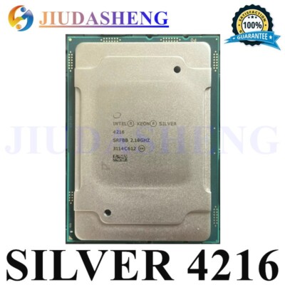 Intel Xeon Silver 4216 SRFBB CPU processor 2.1Ghz 16Core 22MB LGA3647 ...