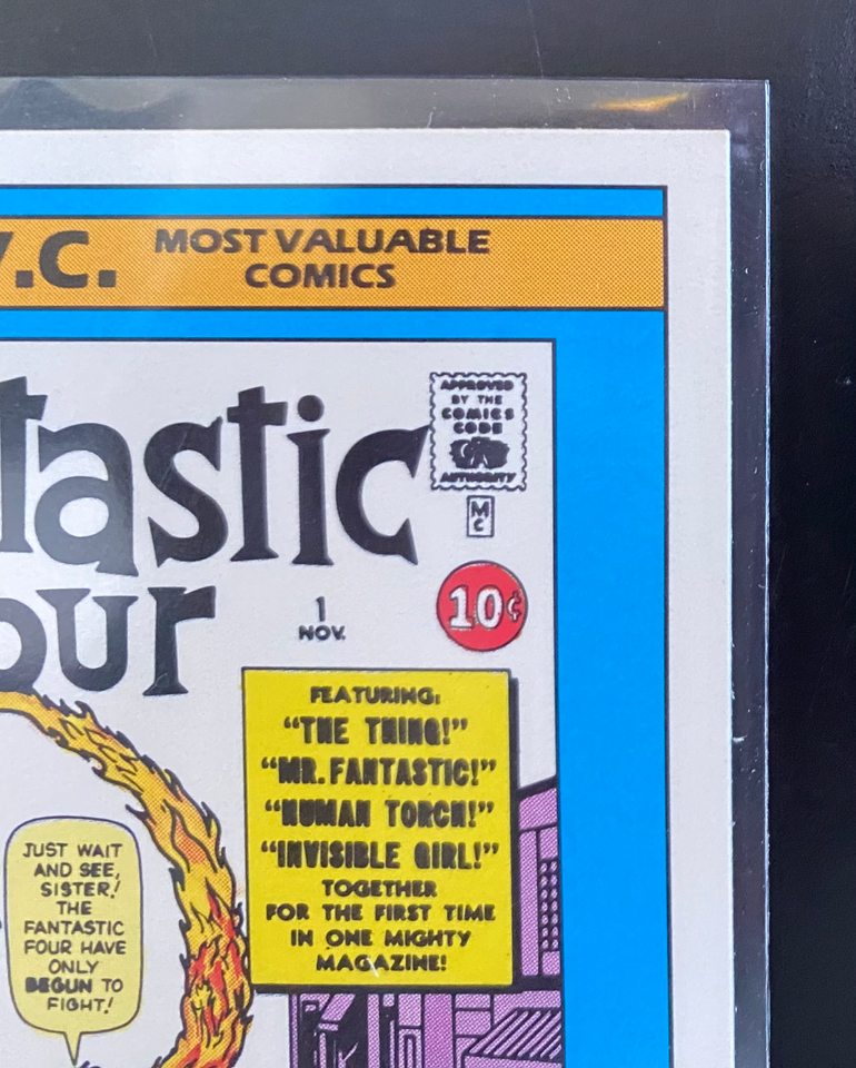 Key 1990 Marvel Universe Fantastic Four #1 MVC Most Valuable Comics ...