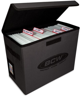 (2x) BCW Foldaway Comic Book Storage Box- Stores Modern & Silver Comics ...