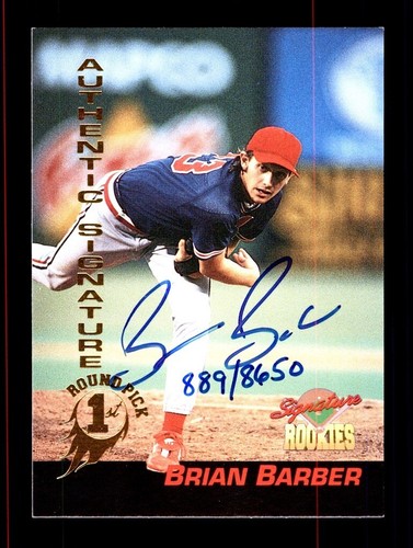 1994 SIGNATURE ROOKIES #24 BRIAN BARBER ROOKIE RC AUTO /8650 | eBay