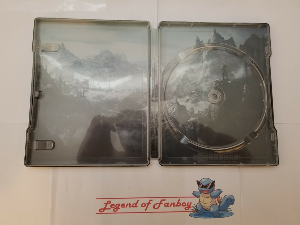 New * Elder Scrolls V: Skyrim Steelbook Case + Dovahkiin Dragonborn ...