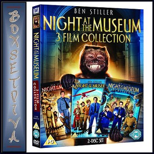 NIGHT AT THE MUSEUM - 3 FILM COLLECTION - TRILOGY *BRAND NEW DVD BOXSET ...