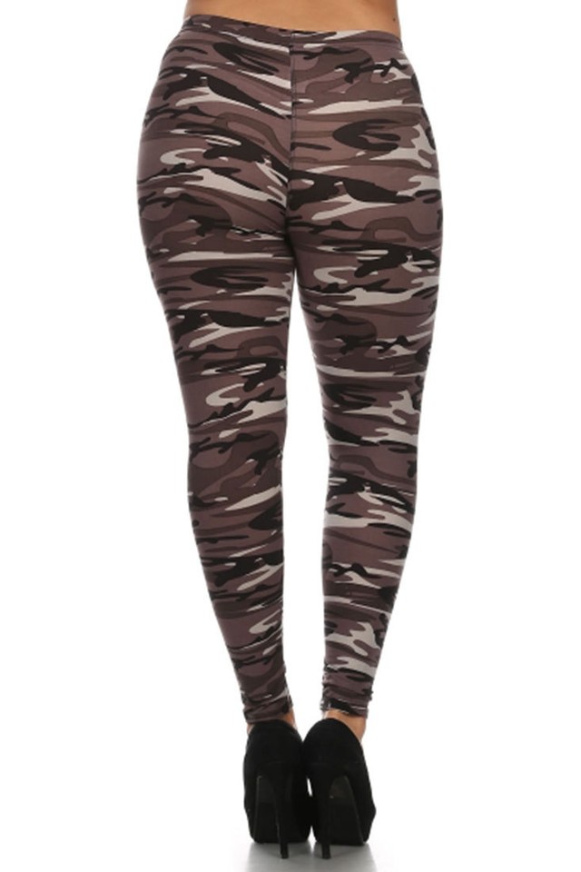 Womens Plus Size Graphic Print Pattern Buttery Soft Leggings | eBay