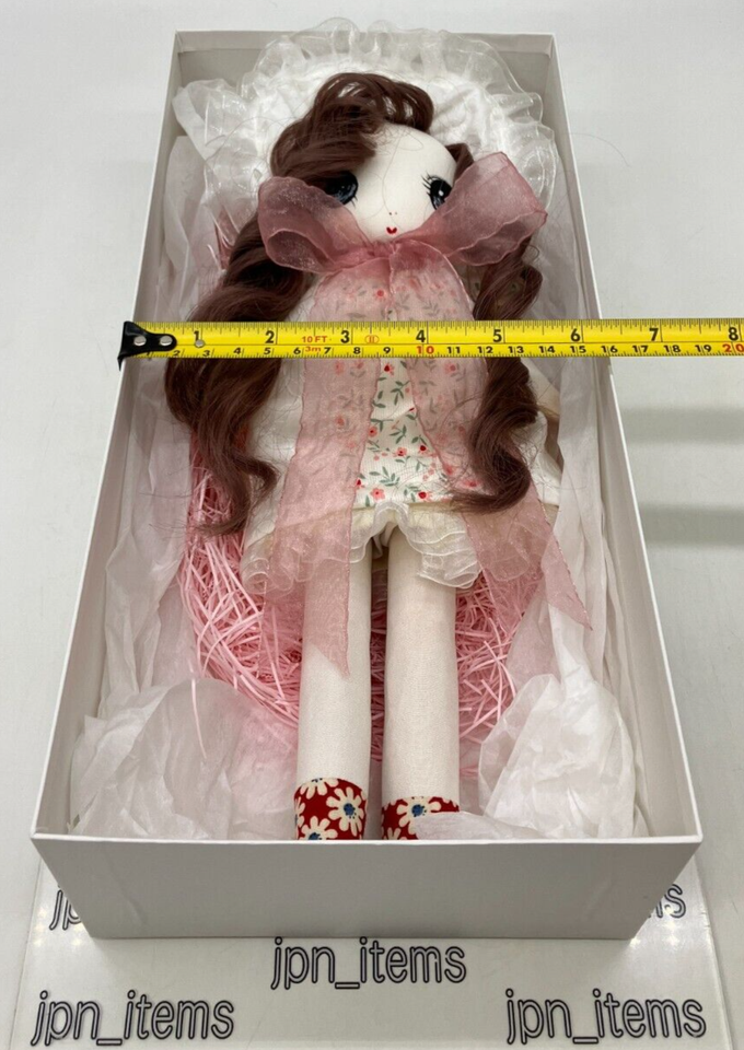 Handmade Japan Plush Cotton Bunka Doll Japanese Retro Style Black Eyes ...