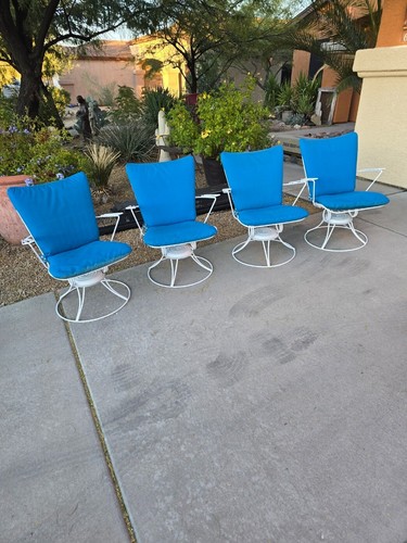 Vintage Homecrest Patio Furniture Swivel Rocking 1960's | eBay