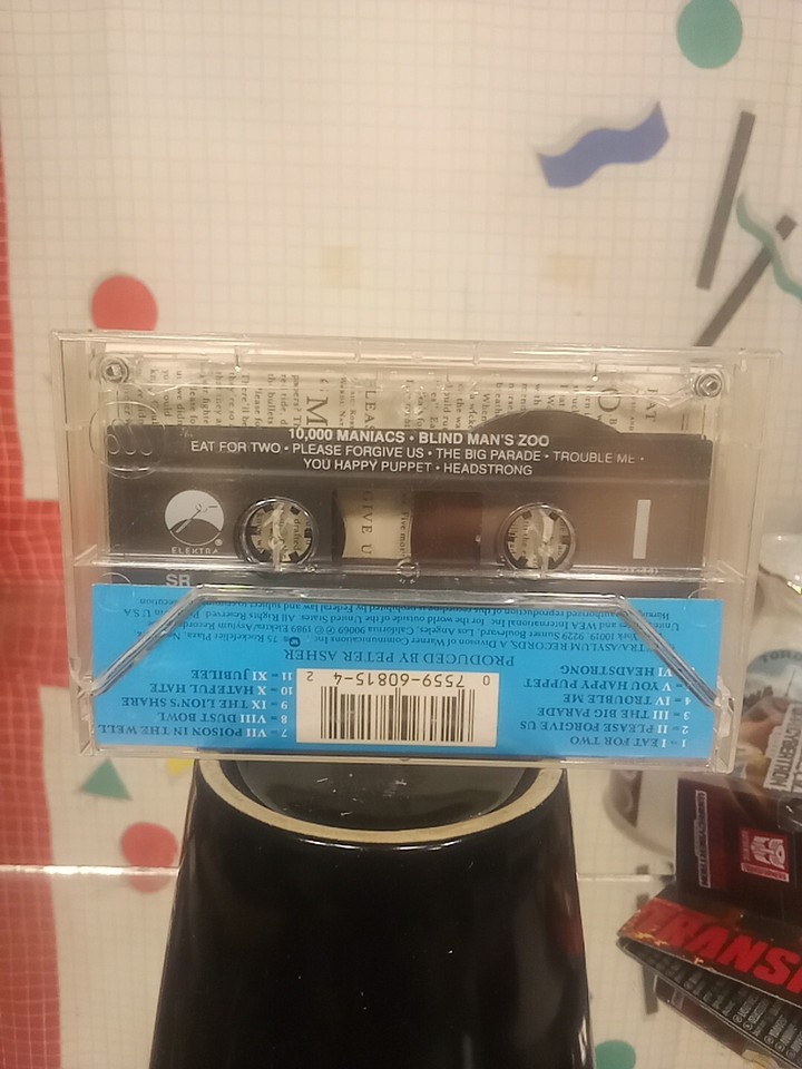 Blind Man's Zoo by 10,000 Maniacs (Cassette, May-1989, Elektra (Label ...