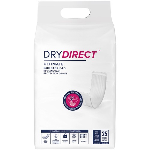 Dry Direct Ultimate Incontinence Booster Pads, Adds 3 Cups Extra ...