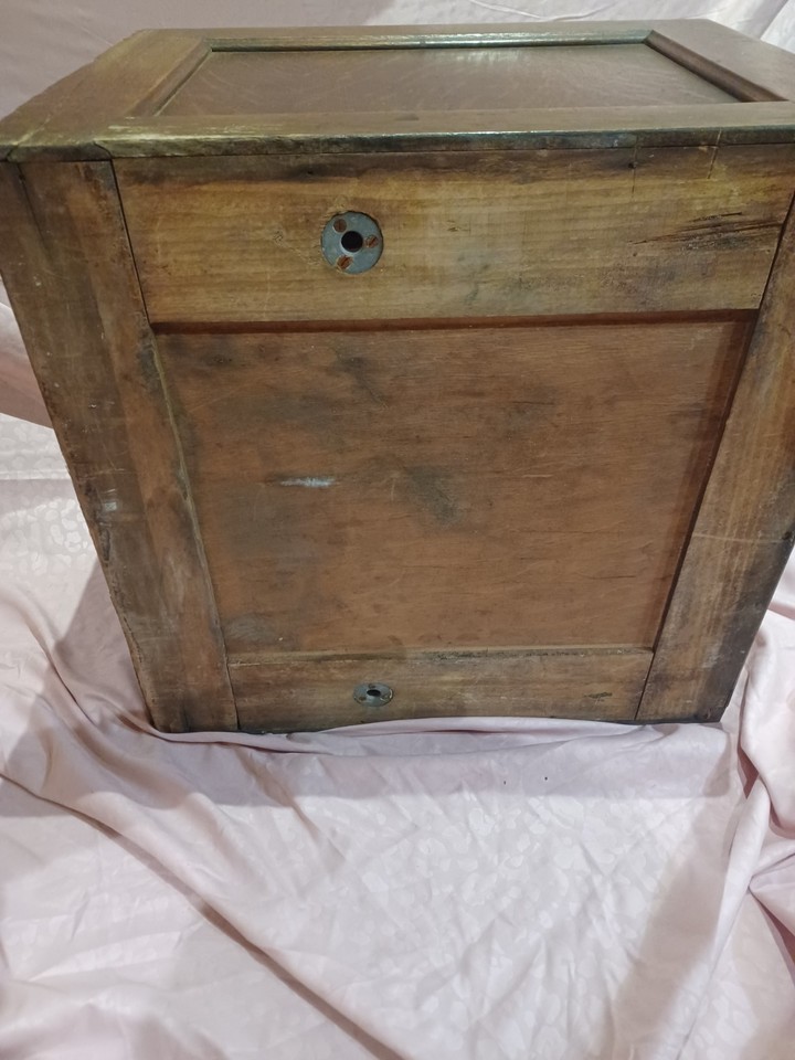 ANTIQUE U.S.P.O DEPT CARD CATALOG INDEX FILE 6 DRAWER CABINET. TIGER ...