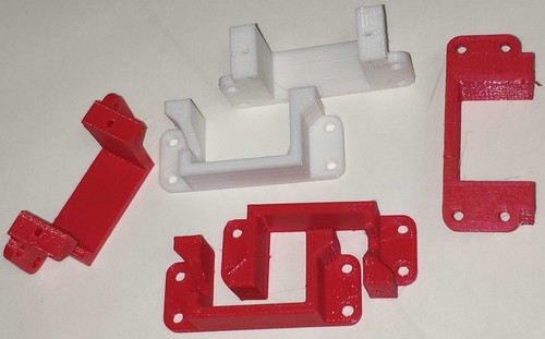 10 pcs x mini / small Servo Mount bracket SG90 PETG stand Horizontal w ...
