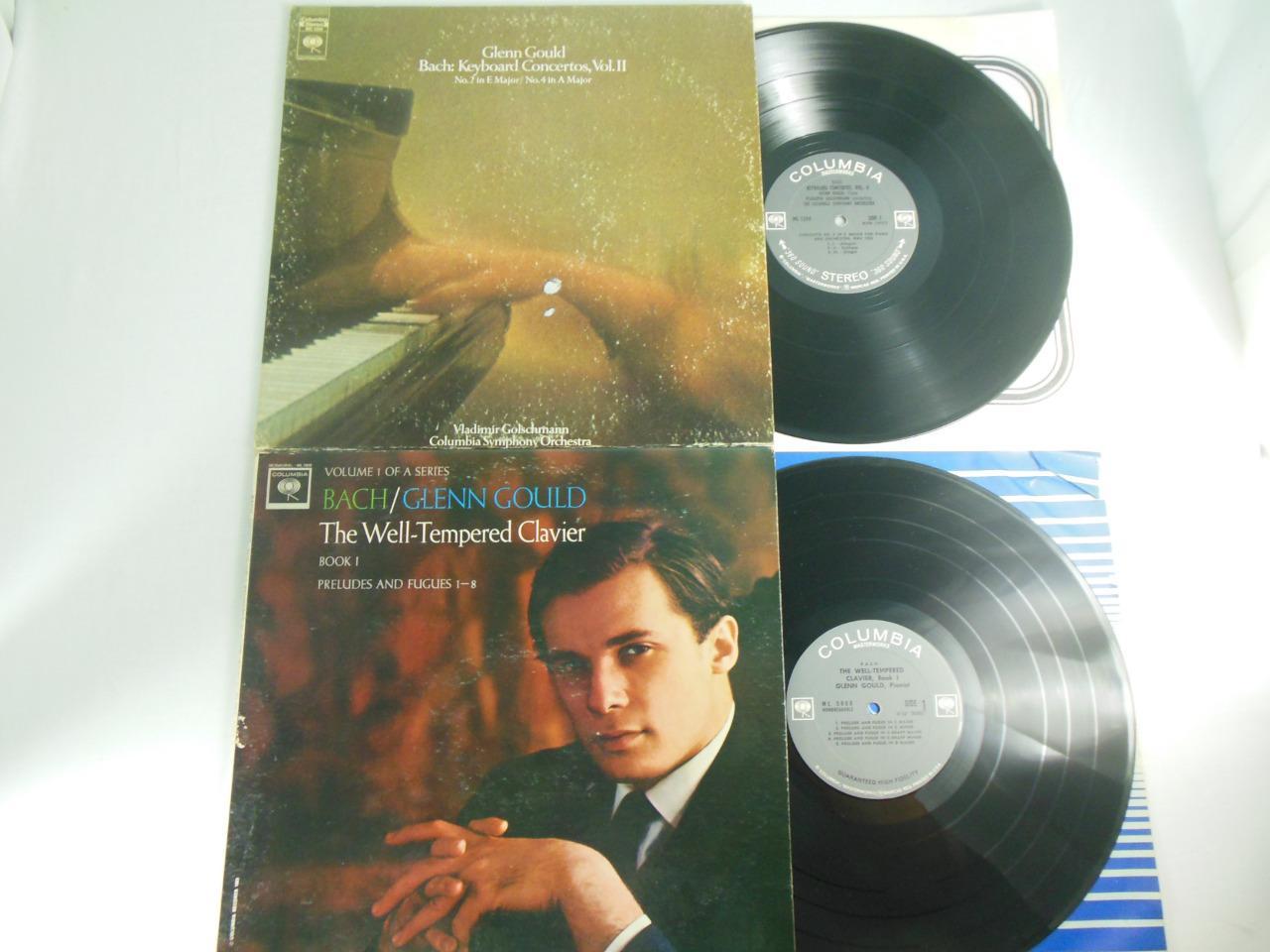 GLENN GOULD- LOT OF 2 : Keyboard Concertos MS 7294 & Well-Tempered ML ...