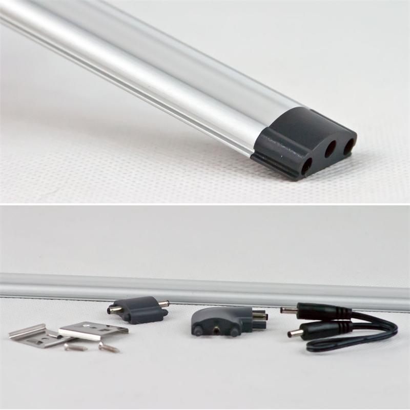 SMD LED Unterbauleuchte 80cm warmweiß 660lm, Alu Lichtleiste 12V ...