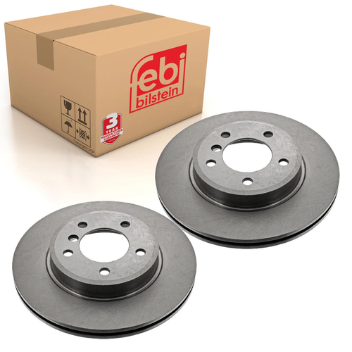 Pair of Front Brake Disc Fits BMW 3 Series E46 Z3 E36 OE 34116864058 ...