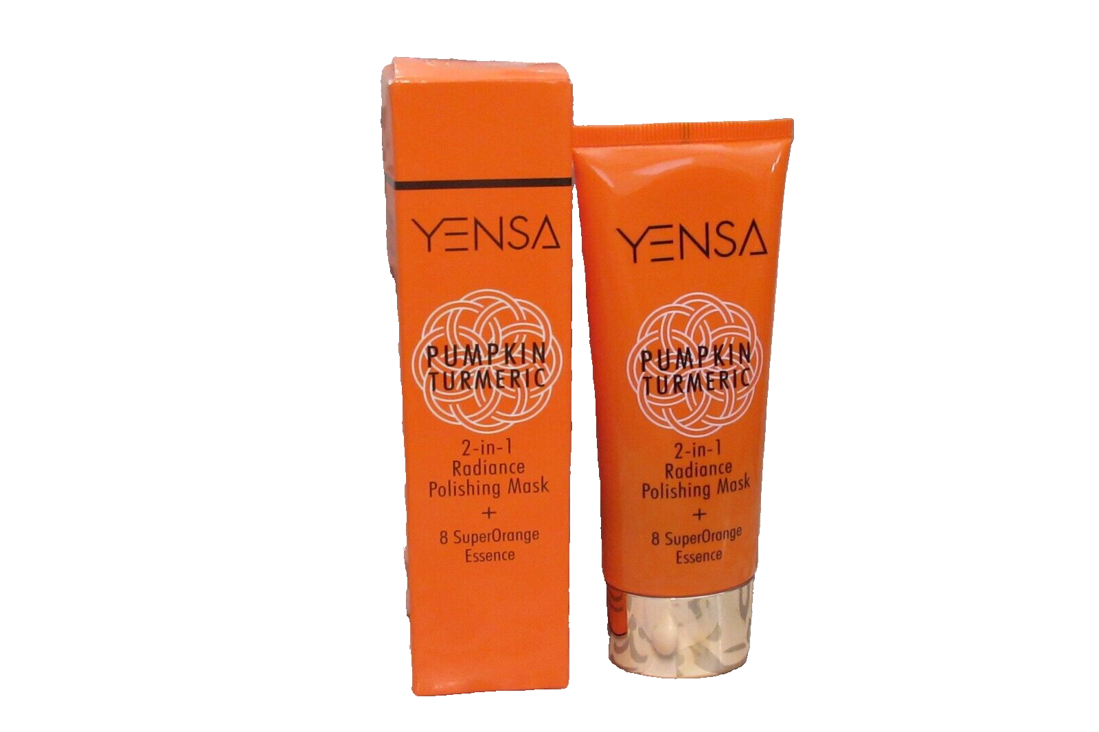YENSA PUMPKIN TURMERIC 2 - IN - 1 RADIANCE POLISHING MASK 2.5 OZ. BOXED ...