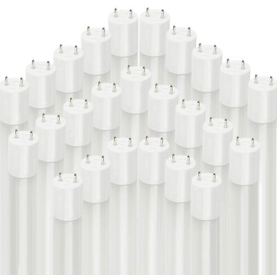 25Pack 4Ft LED Ballast Bypass Tube Light Bulb, 4000K, 14W, T8, Frosted ...