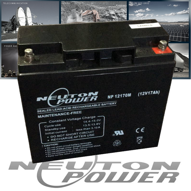 Neuton Power NP12170 17Ah Lead Acid Battery for sale online | eBay