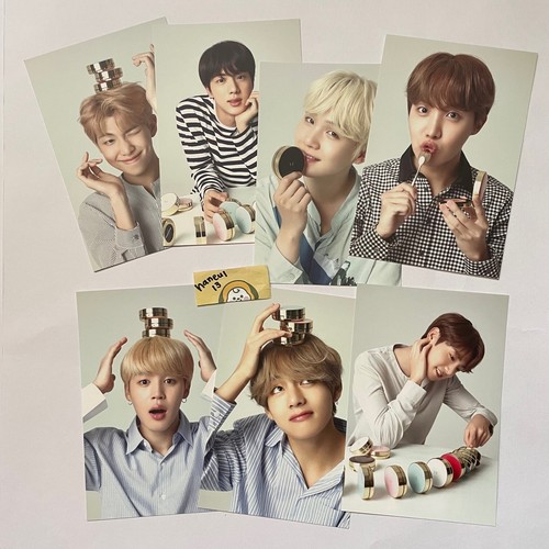 BTS VT cosmetics Postcard Set photocard jimin V jungkook suga jin RM ...
