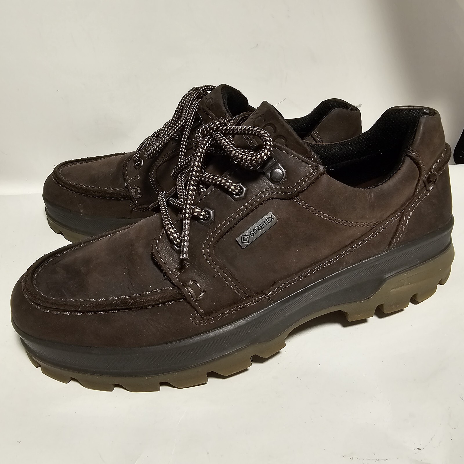 Ecco Rugged Track GORE-TEX Moc Toe Shoes Men's 7(41) … - Gem