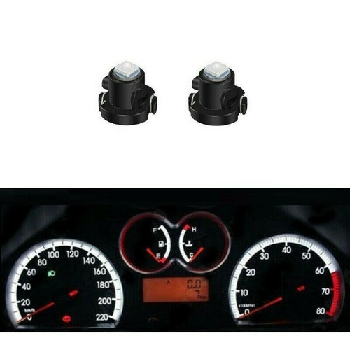 White T4 T4.2 Canbus Wedge LED Wedge Light Bulbs Car Dash Interior ...