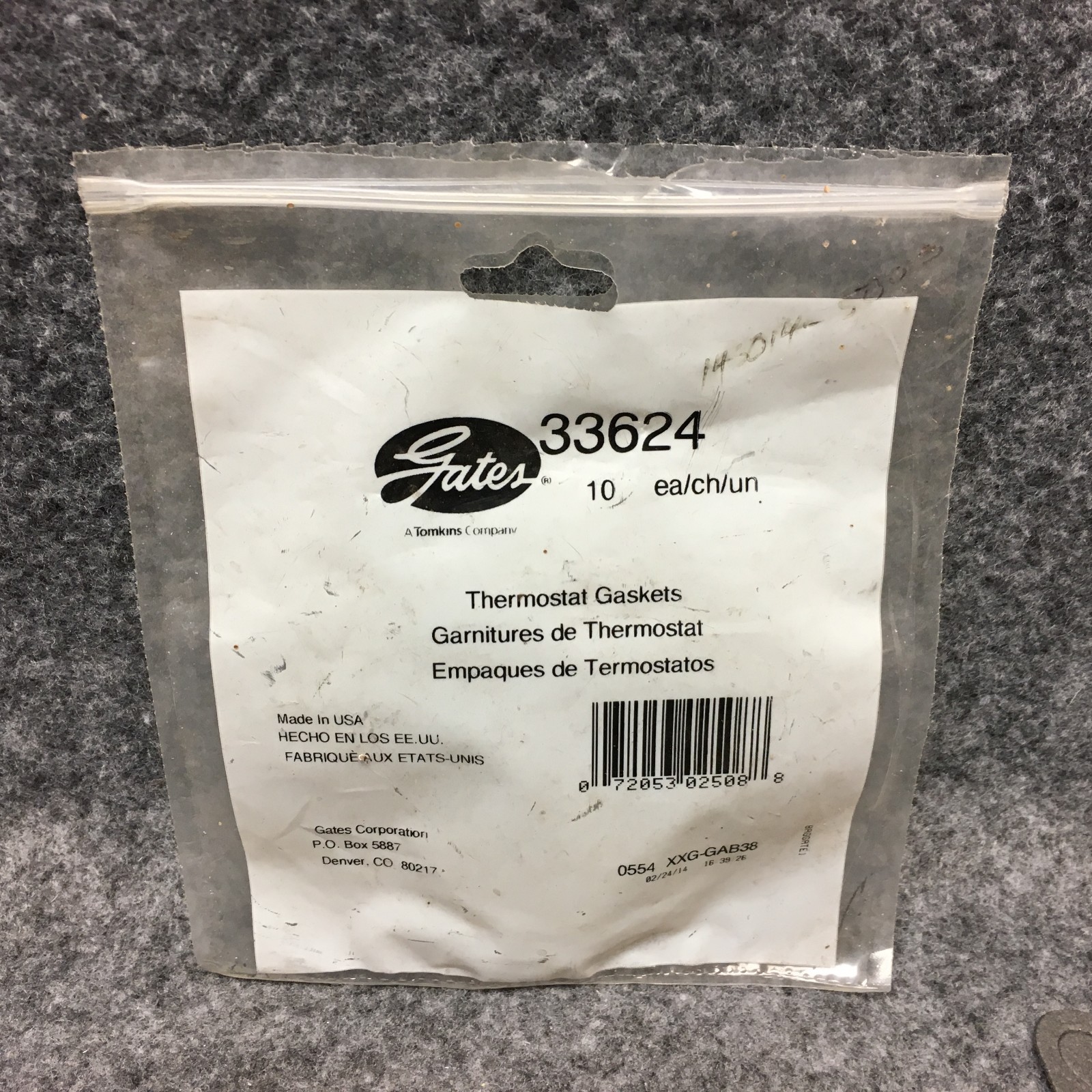 (6) Gates 33624 Thermostat Gaskets NEW IN PACKAGE 33082 | eBay