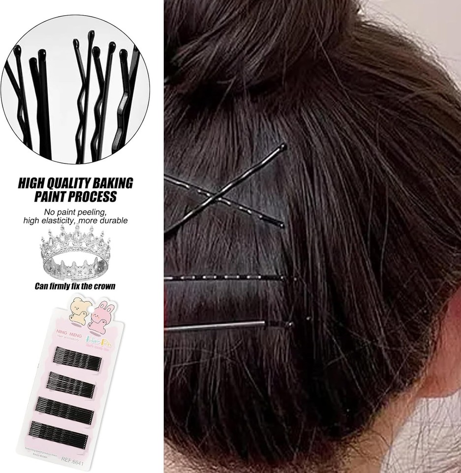 Bridal Tiara Crown, Crystal Rhinestone Wedding with Wave Clip, Silver ...