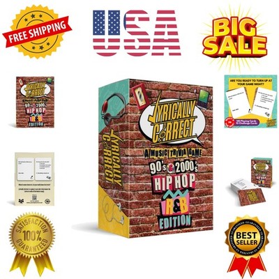 90s & 2000s Music Trivia Card Game - Hip Hop and R&B Edition - Finish ...