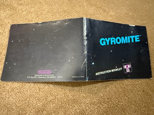 Gyromite Nintendo NES Original Game 1985 Instruction Manual Booklet | eBay