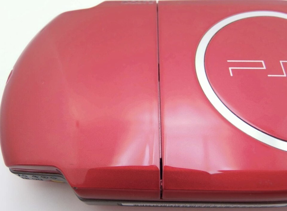 Sony PSP-3000RR Radiant Red Handheld Console PlayStation Portable PSP ...